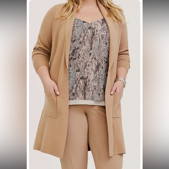 torrid | Sweaters | Torrid Brushed Shawl Collar Cardigan | Poshmark